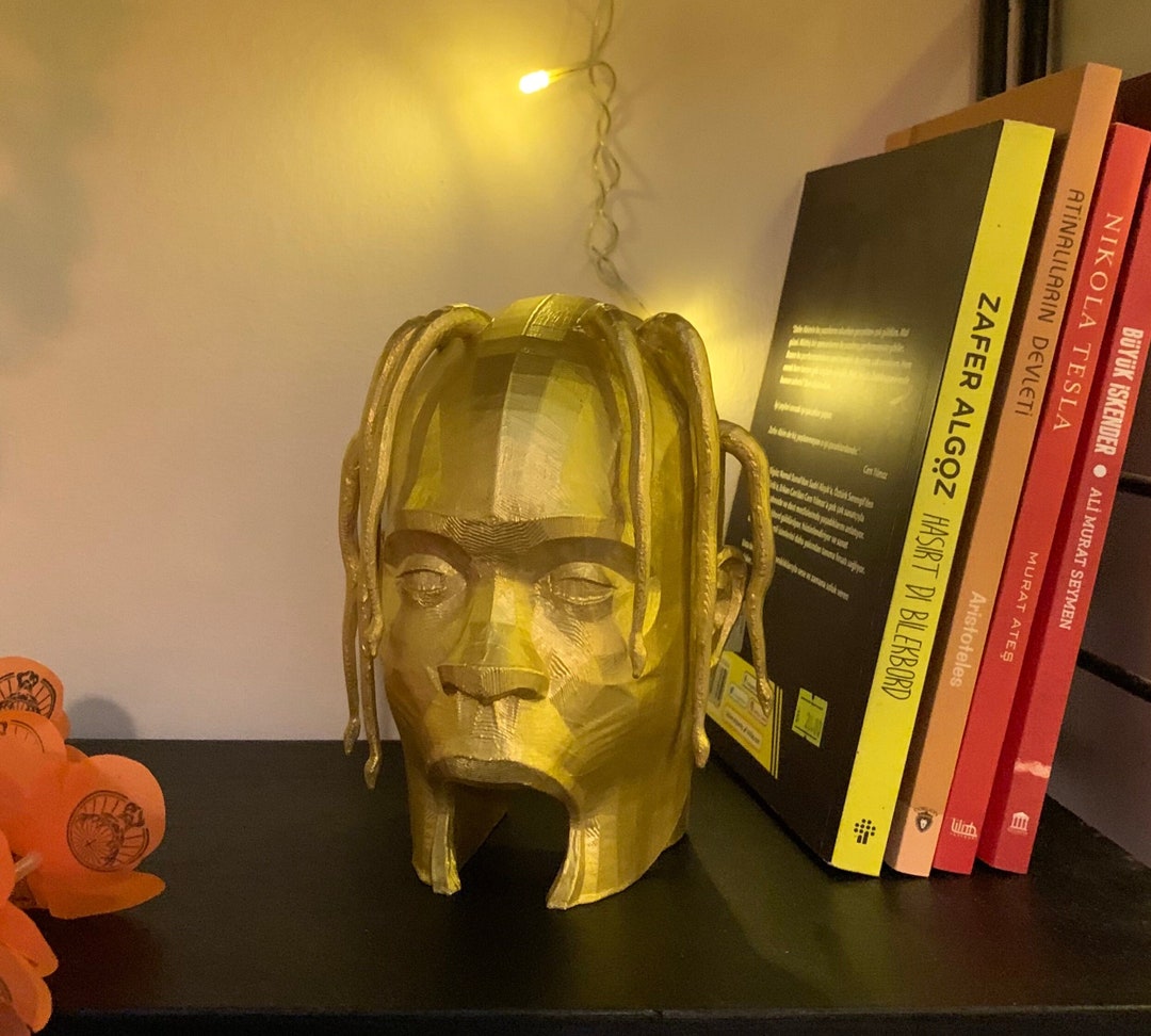 Astroworld Travis Scott 3D Head Figure - Etsy