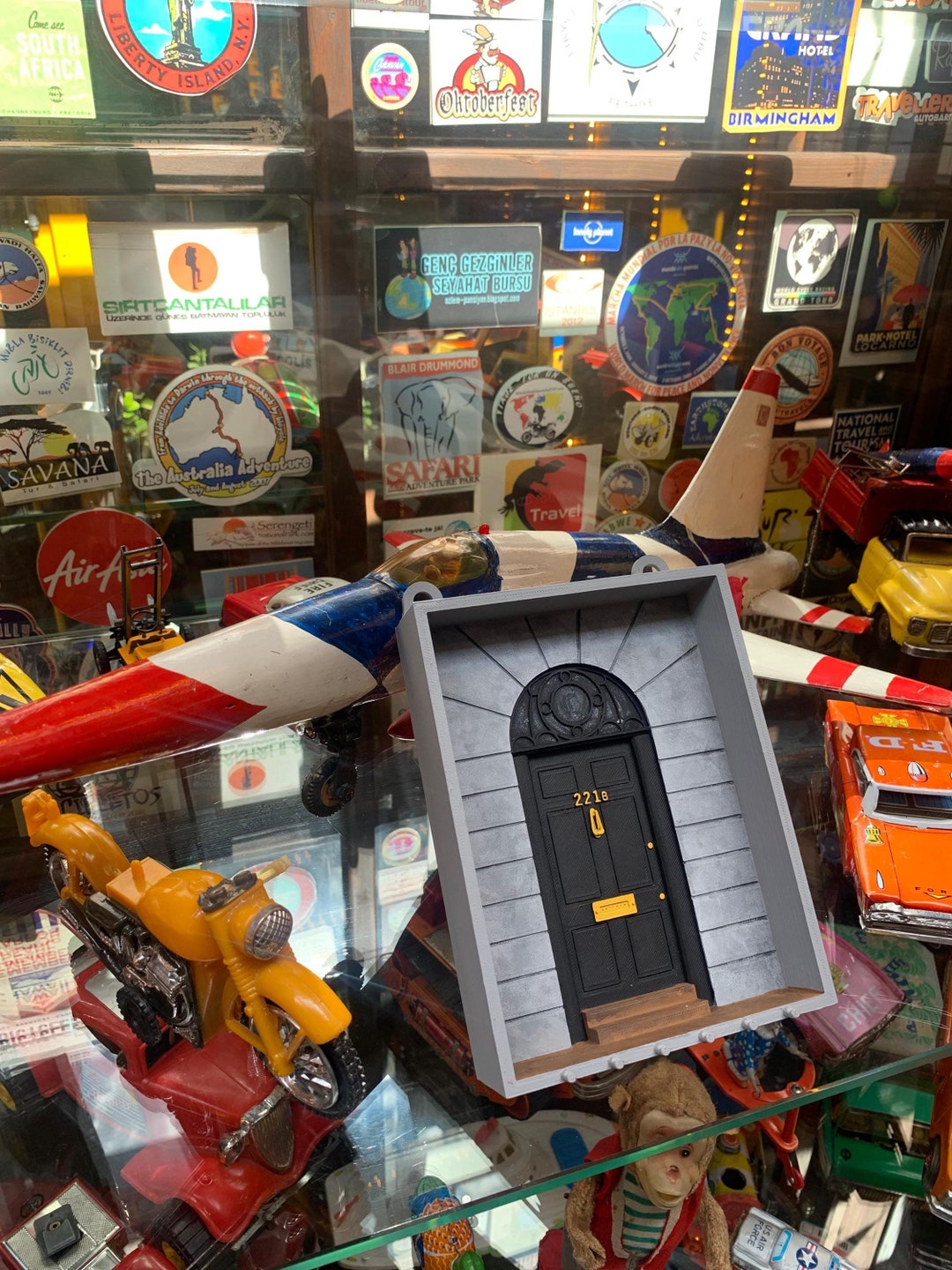 Sherlock Holmes Key Holder 221B Baker Street Door Design - Etsy