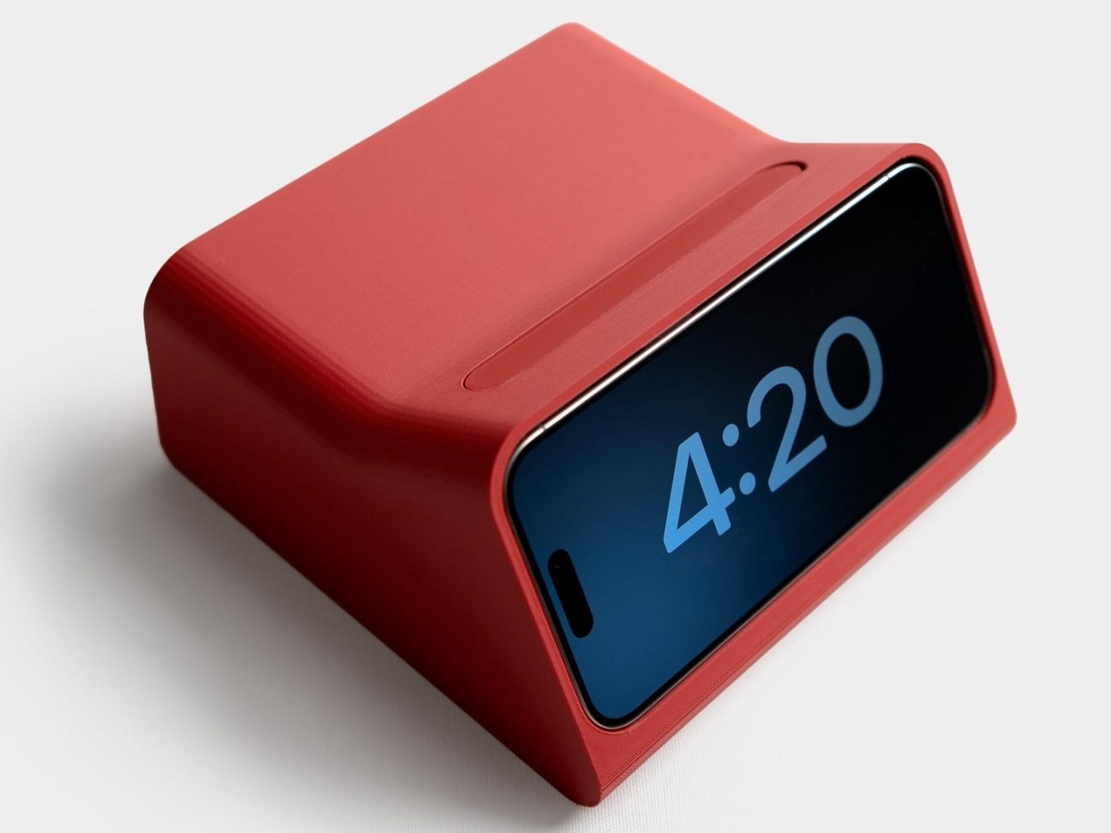 Magsafe-compatible iPhone Standby Mode Dock 3D Printed Desk Organizer ...