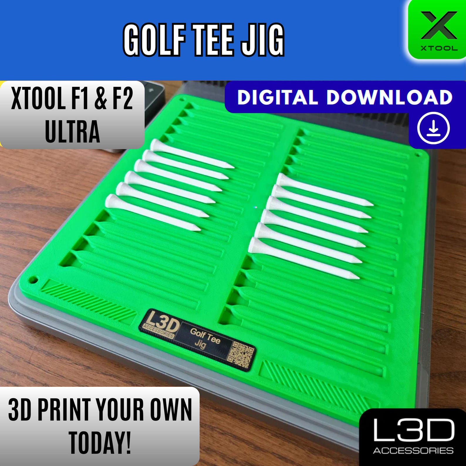 Xtool F1/F2 Ultra Jig Bundle: 20 Engraving STL Files (digital Download ...