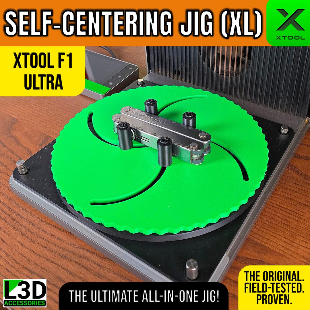 XL Self-centering Jig | the Original Xtool F1 Ultra Alignment Fixture ...