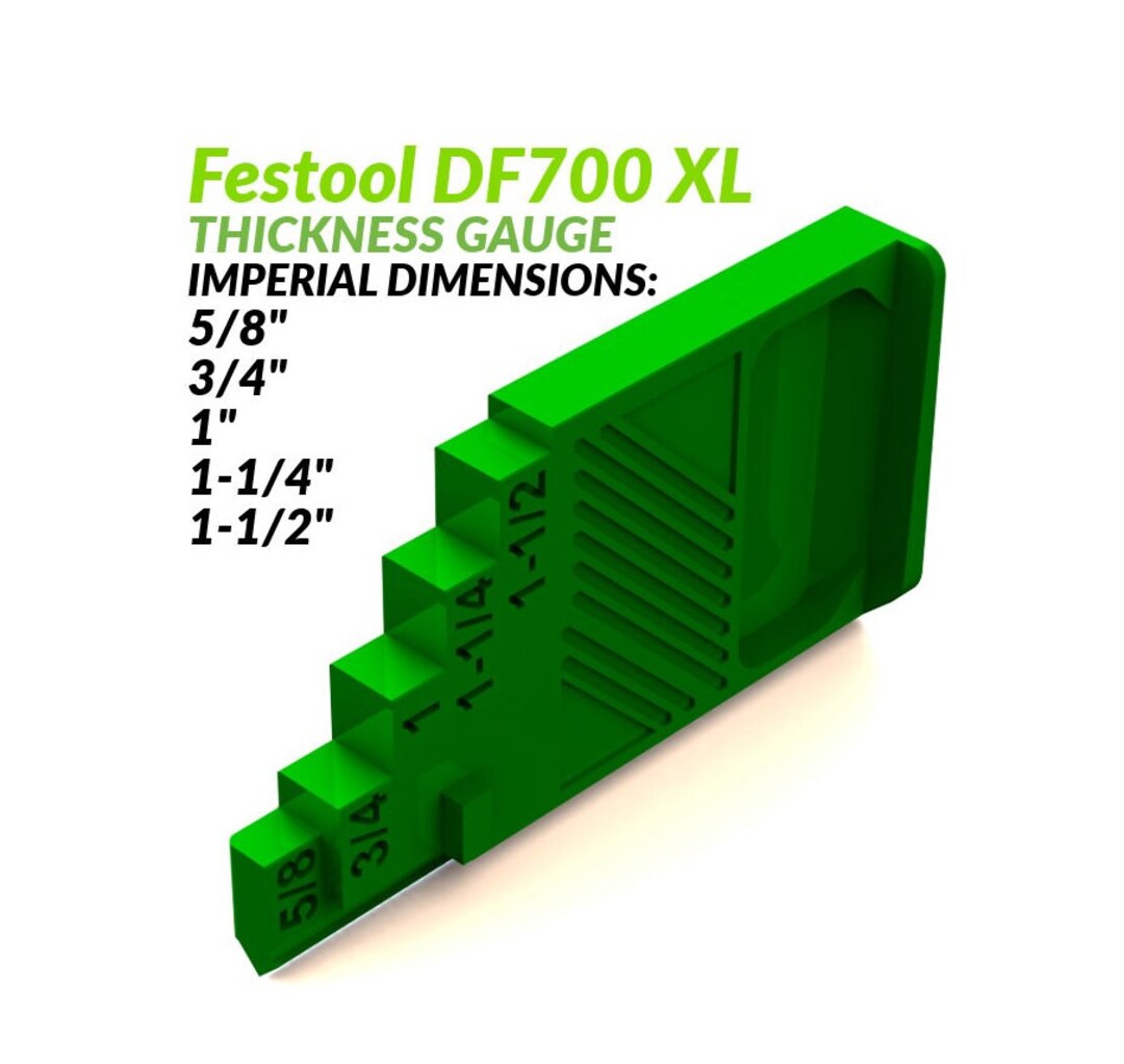 Festool DF700 XL - Thickness Gauge (imperial: 5/8", 3/4", 1", 1-1/4", 1 ...