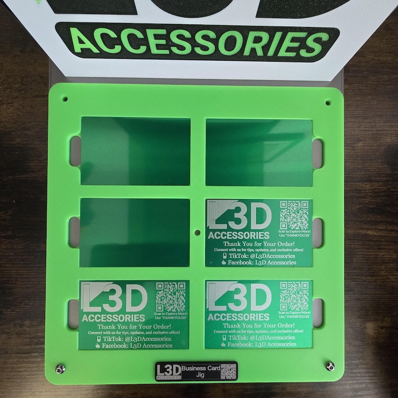 Xtool F1/F2 Ultra Business Card Jig STL File | Metal Engraving (digital ...