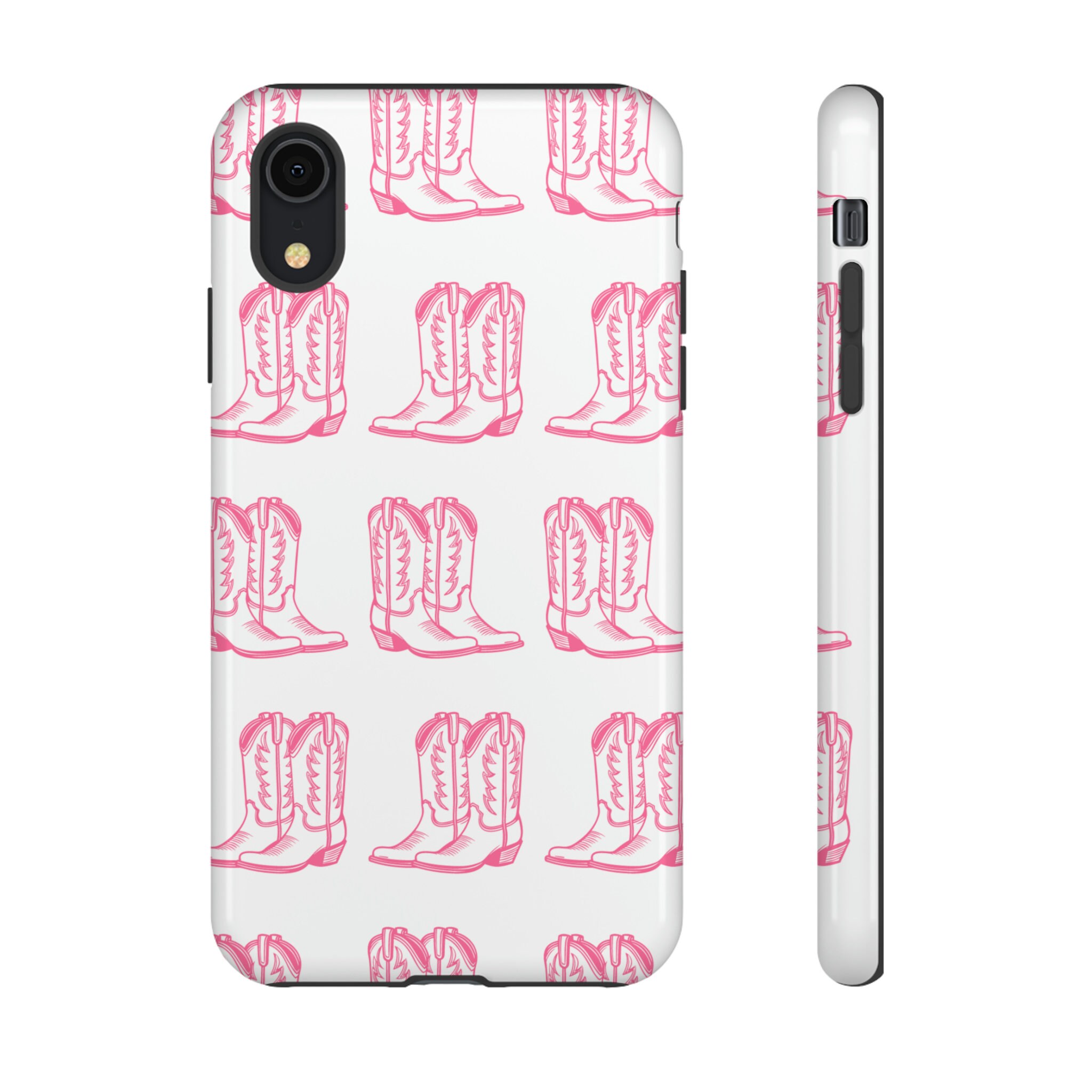 Pink Cowgirl Aesthetic Phone Case / Rodeo Pattern Cover for iPhone 15 ...