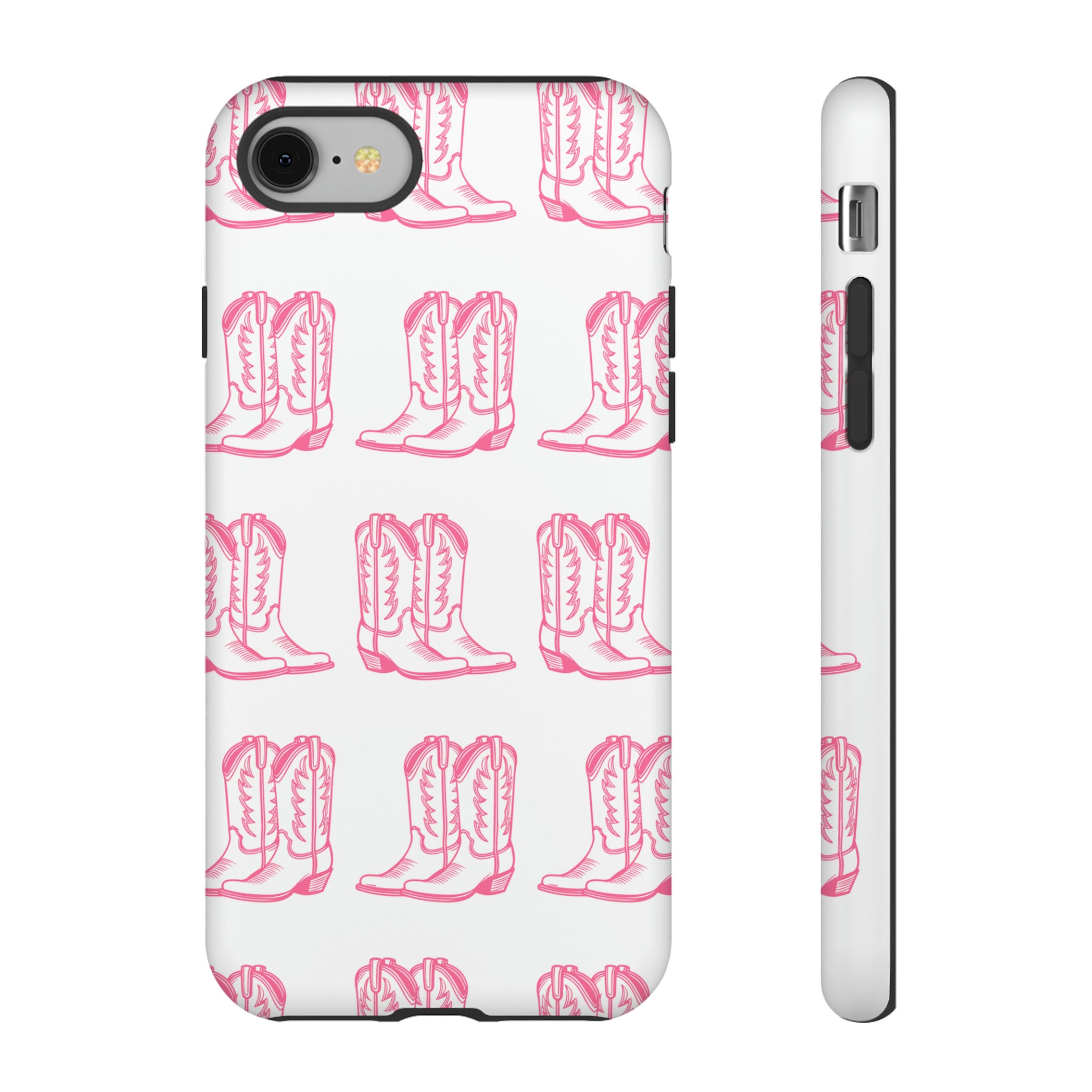 Pink Cowgirl Aesthetic Phone Case / Rodeo Pattern Cover for iPhone 15 ...