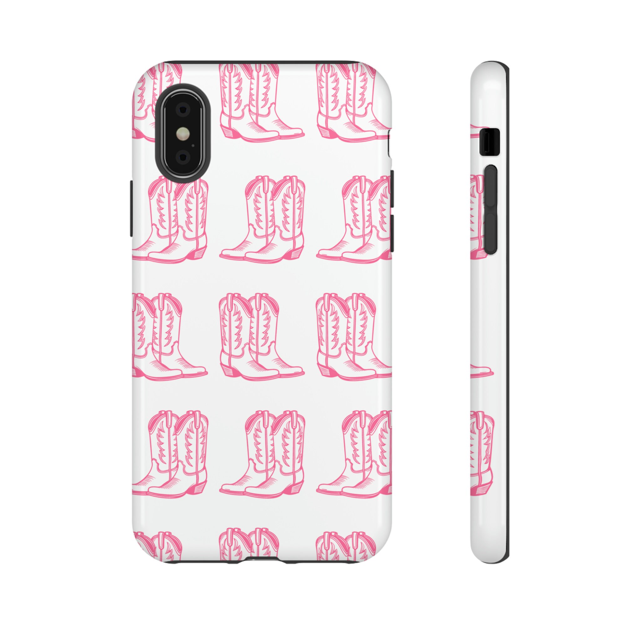 Pink Cowgirl Aesthetic Phone Case / Rodeo Pattern Cover for iPhone 15 ...