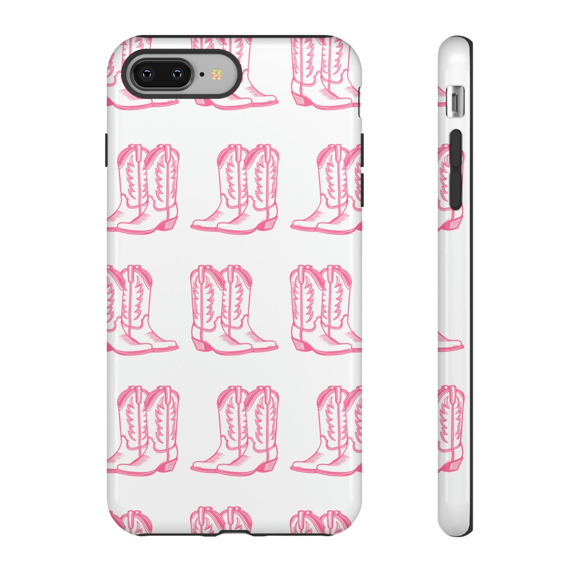 Pink Cowgirl Aesthetic Phone Case / Rodeo Pattern Cover for iPhone 15 ...