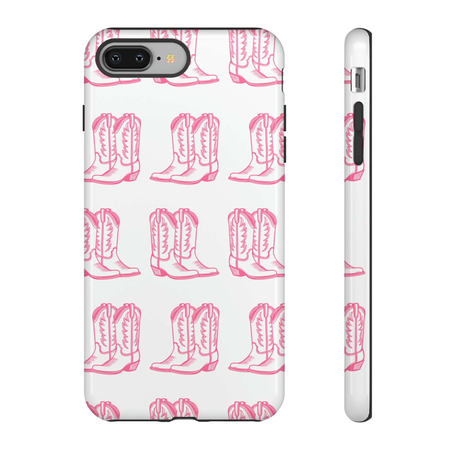 Pink Cowgirl Aesthetic Phone Case / Rodeo Pattern Cover for iPhone 15 ...