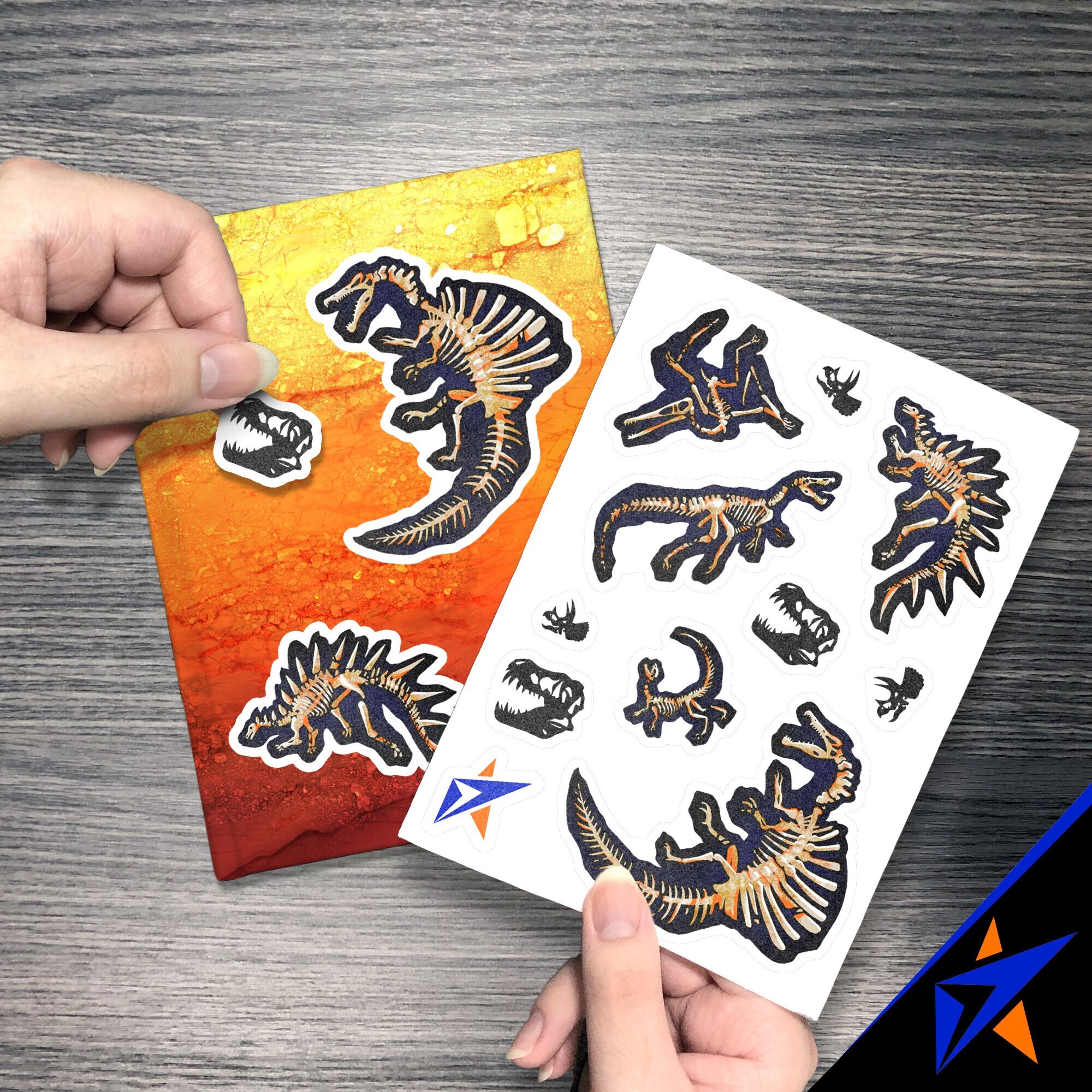 Jurassic Era Artist Sketch Pad & Dinosaur Fossil Dig Stickers, Animal ...