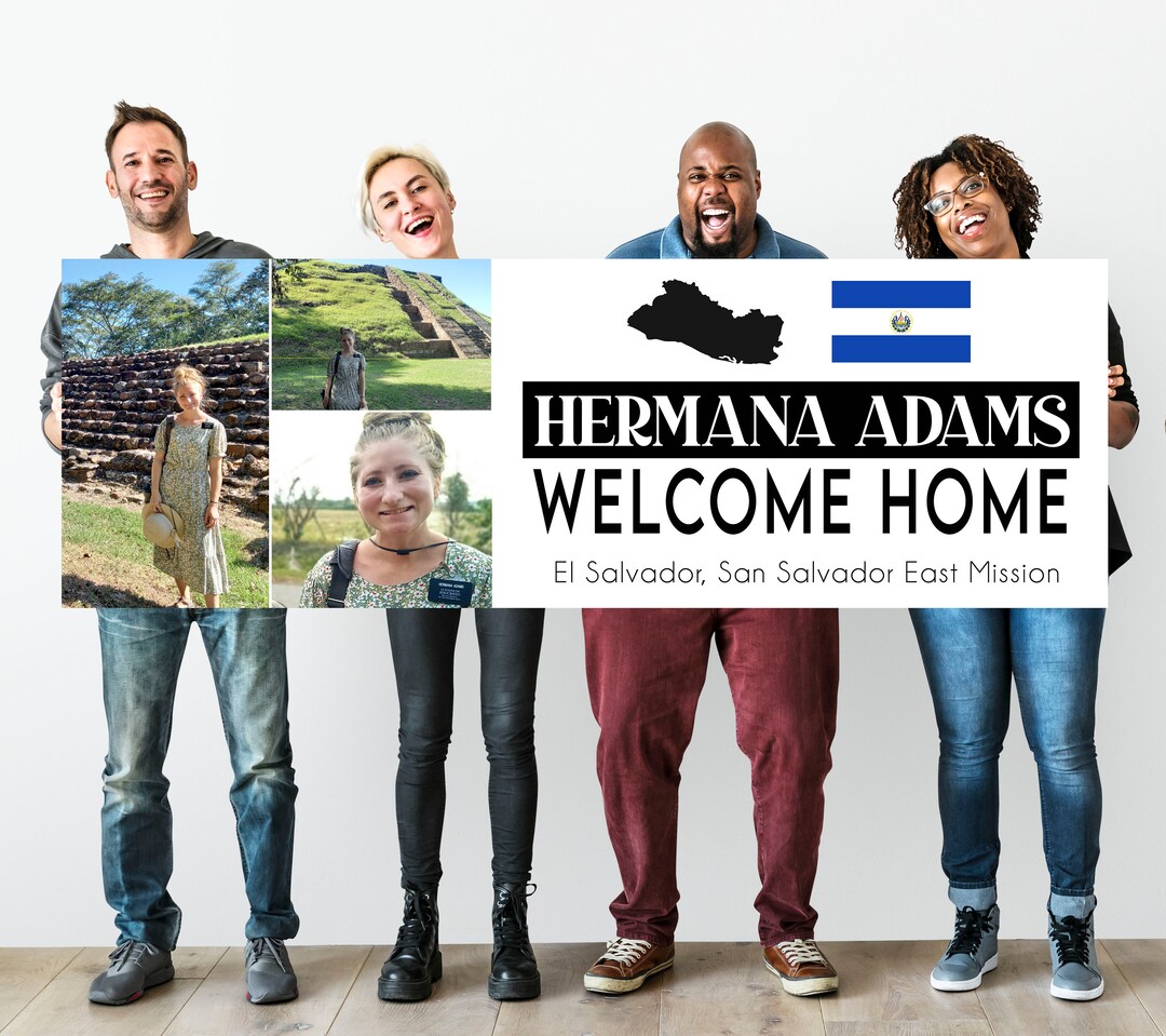 Welcome Home Missionary 6’x2' Poster - Mission Homecoming Print ...