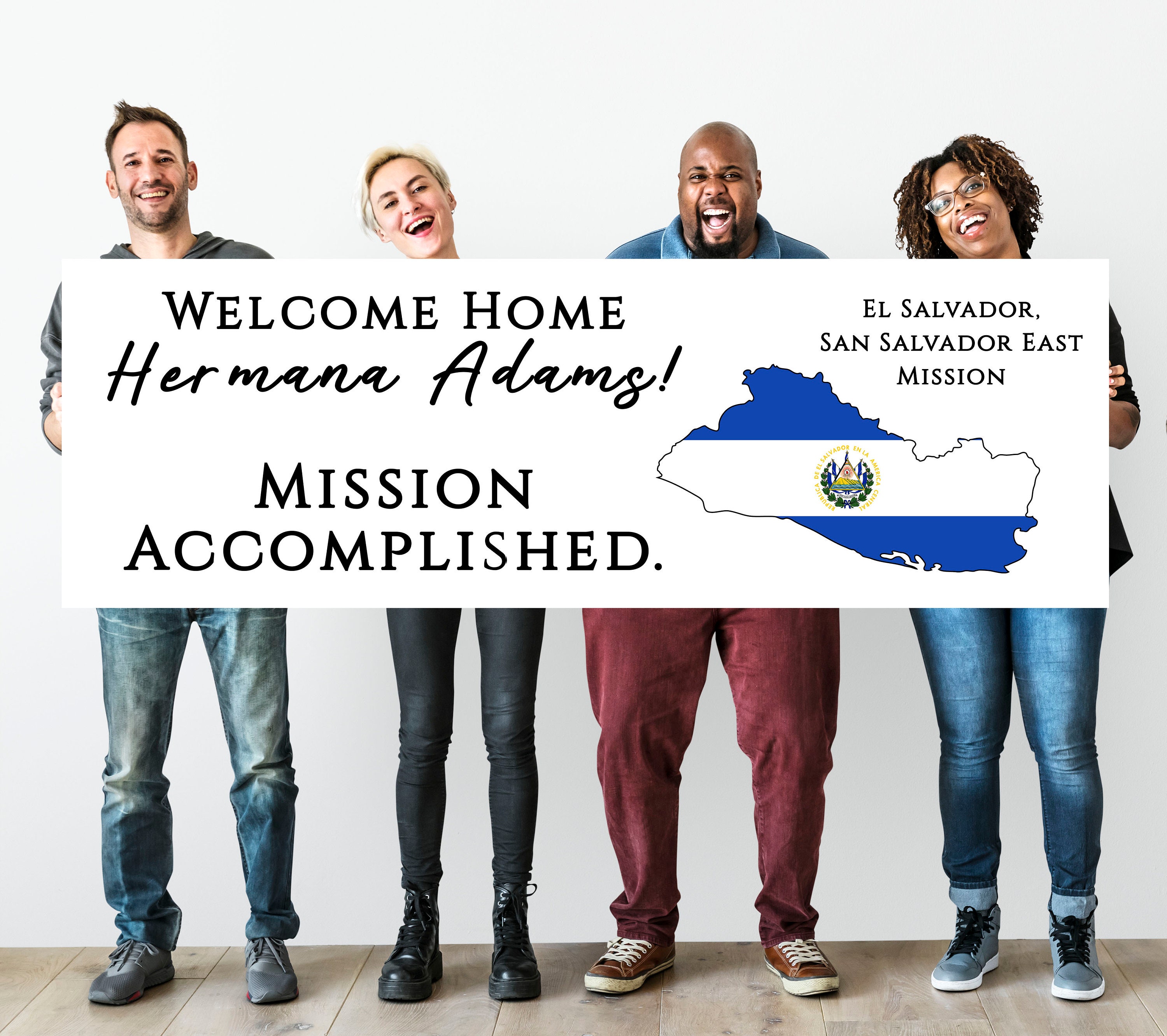 Welcome Home Missionary 6’x2' Poster - Mission Homecoming Print ...