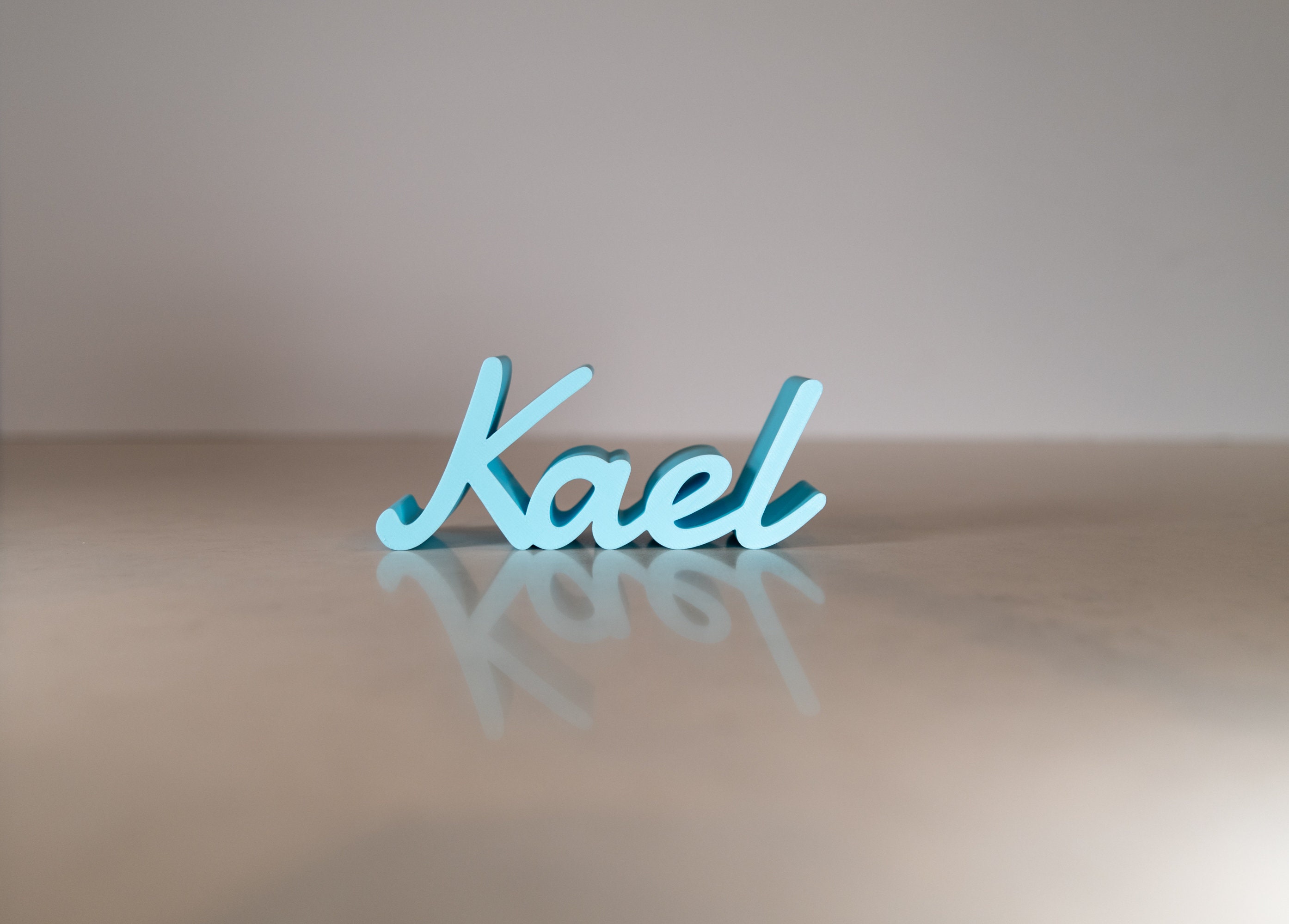 Personalized 3D Printed Name Sign for Desk or Shelf Custom Home and ...