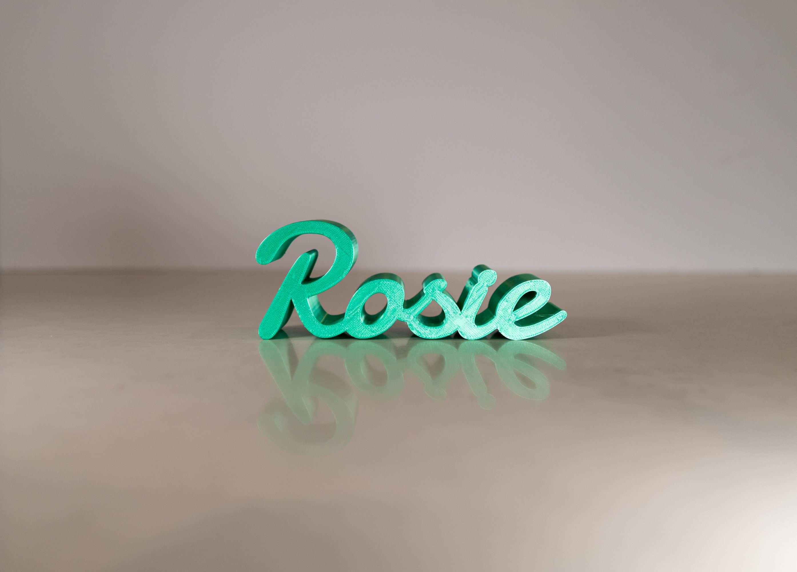 Personalized 3D Printed Name Sign for Desk or Shelf Custom Home and ...