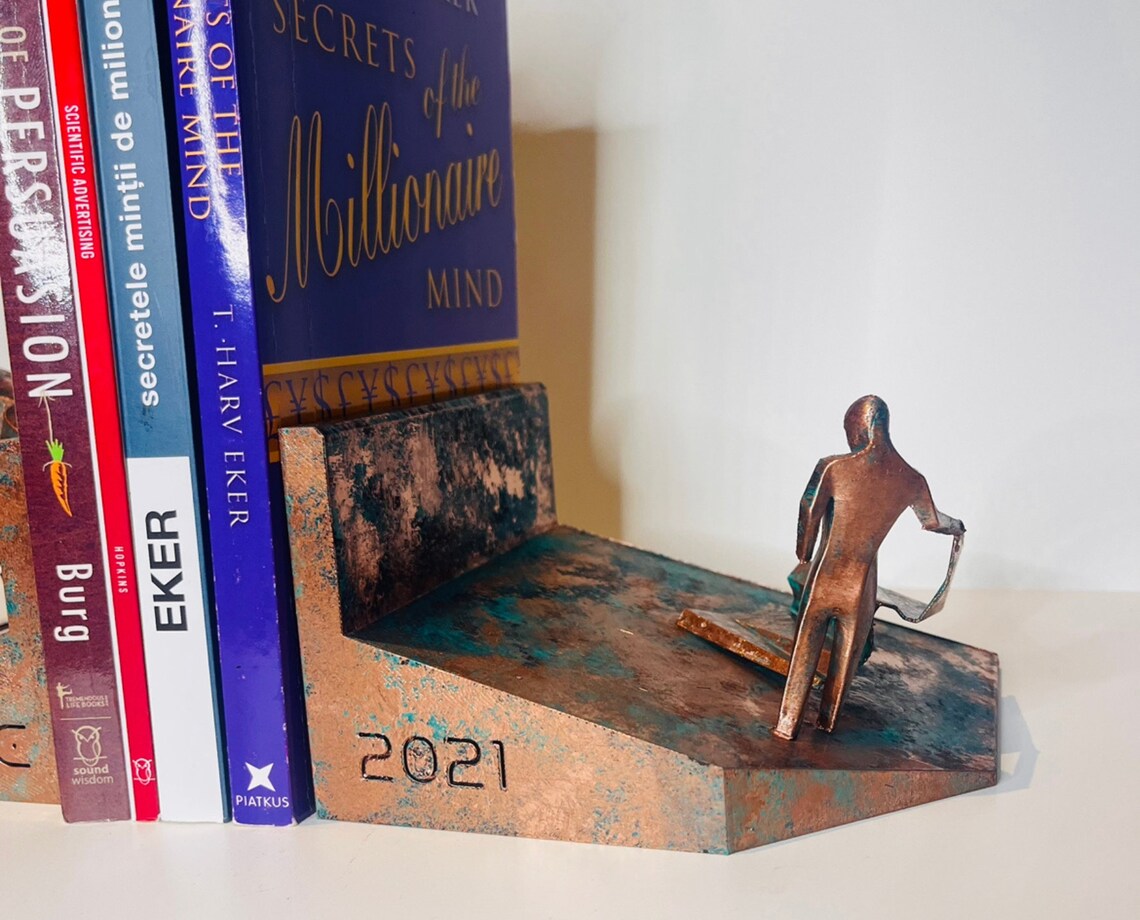 3d PRINT BOOKEND SCULPTURE for Bookshelf, Customized Dune Themed ...