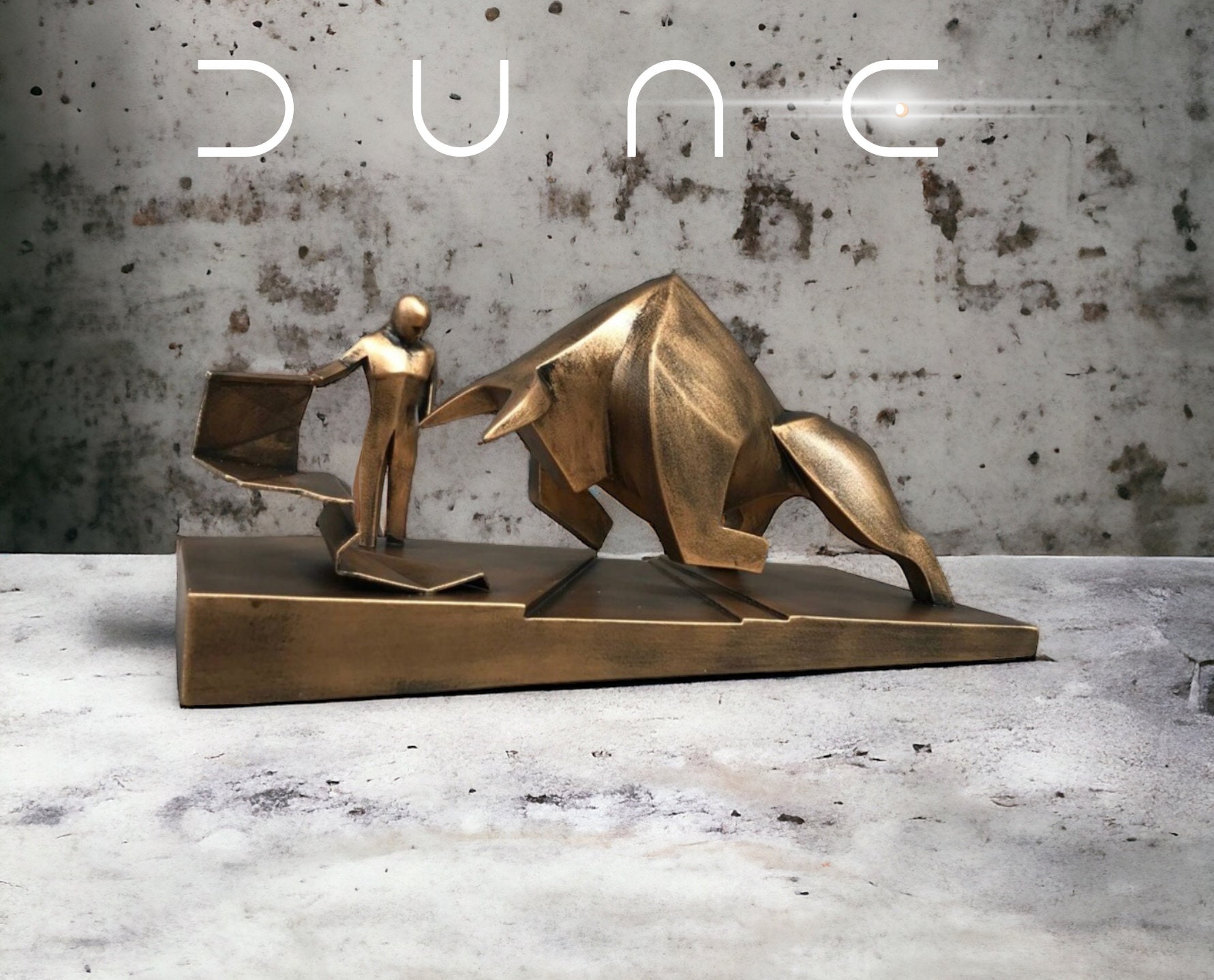 STATUE du film DUNE taureau doré, figurine matador douée, cadeau pour les amateurs de films sur ...