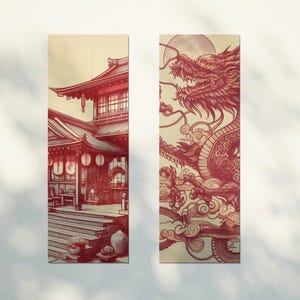 Japanese Printable Bookmarks | Vintage Japan Art | Samurai, Geisha ...