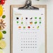 2024 Seasonal Fruit & Veggie Calendar Letter and A5 Size Portrait ...