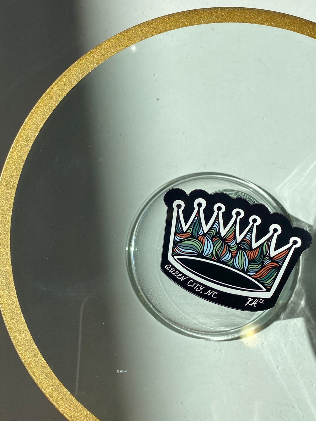 CLT CROWN MAGNET - Etsy