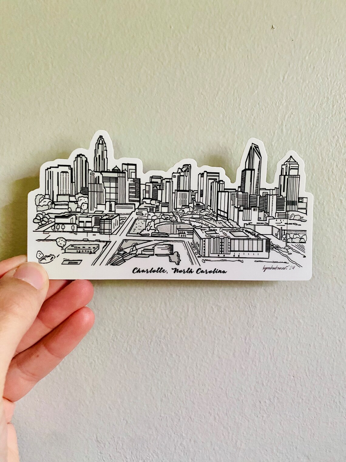 2024 CHARLOTTE STICKER - Etsy