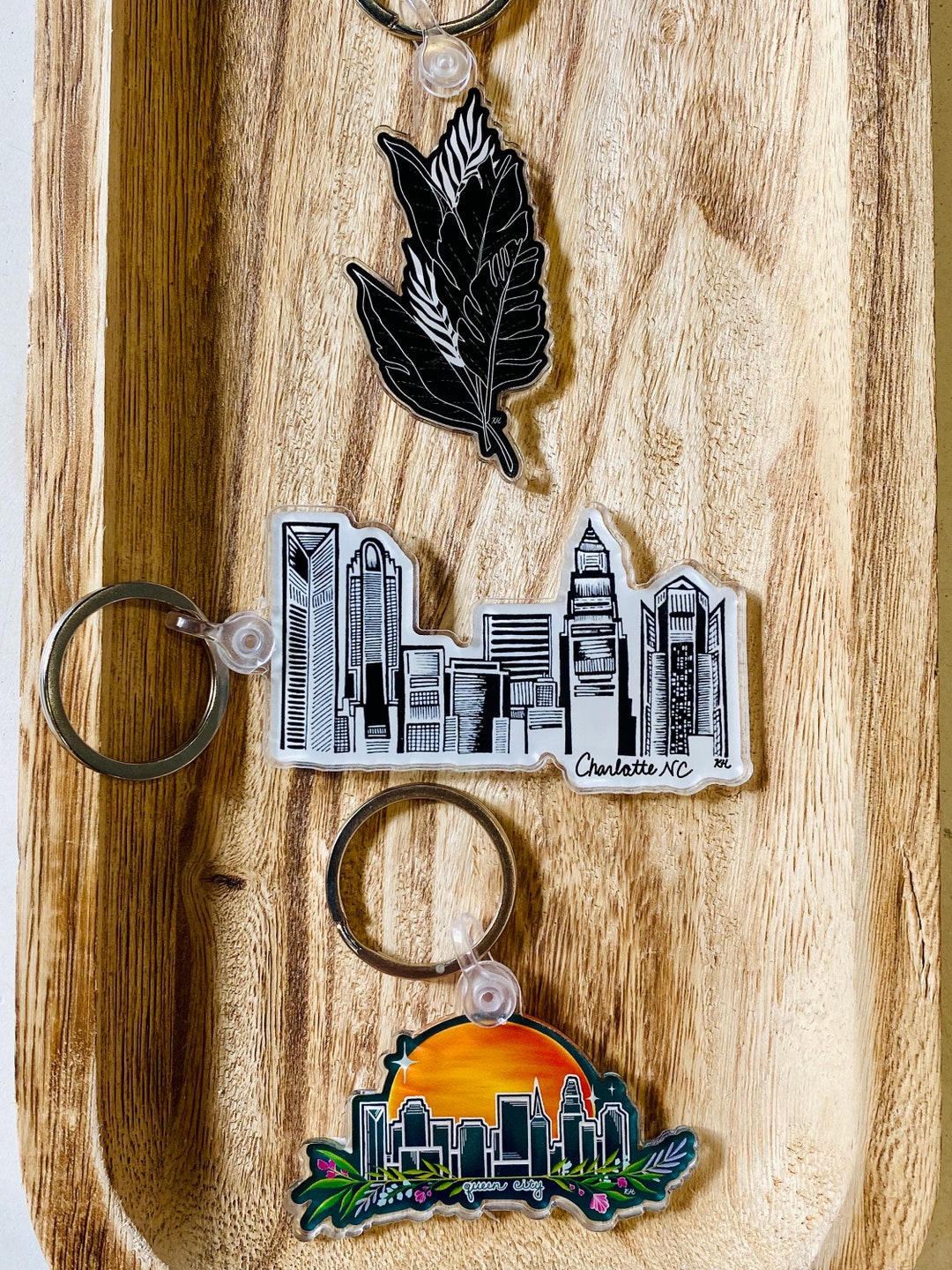 CHARLOTTE KEYCHAIN - Etsy