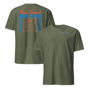 Feel Good Run Club T-shirt | Relaxed Fit Running Shirt | Casual Jogging ...