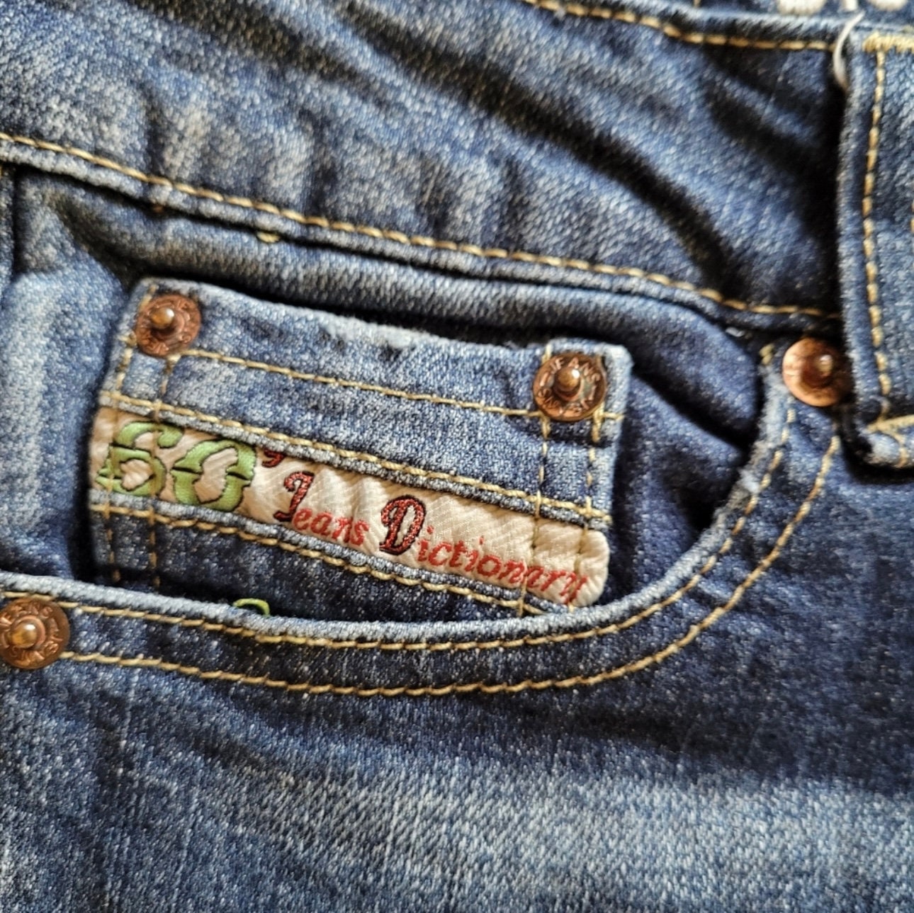 DISNEY Embroidered Low Rise Jeans - Etsy