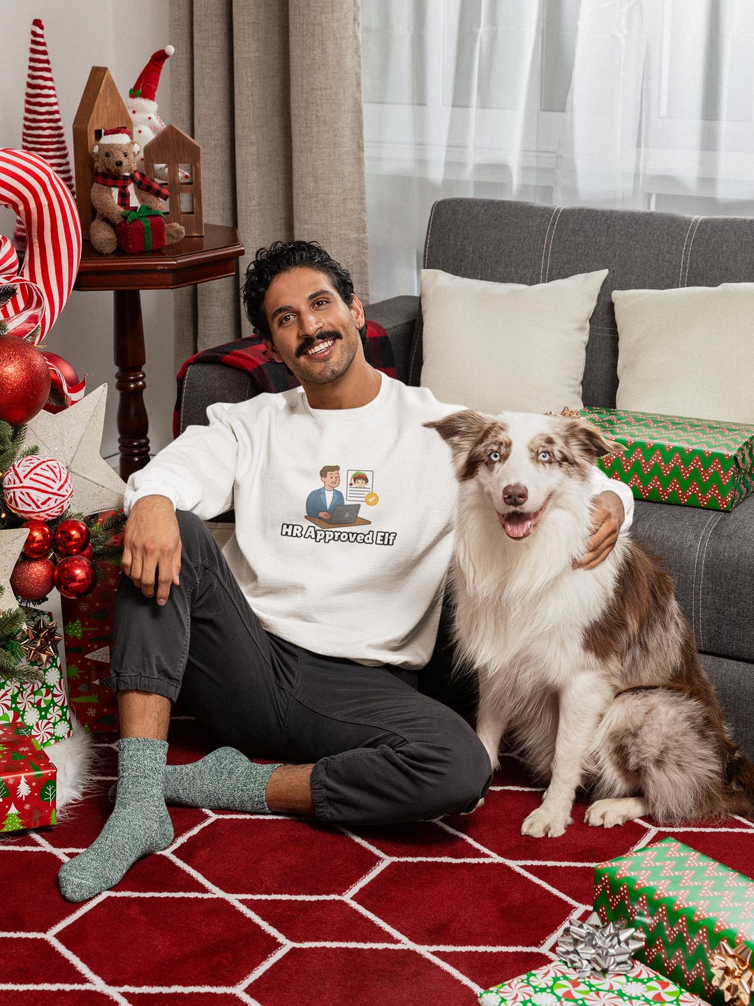 HR Approved Elf Shirt, Funny Office Christmas Shirt, Human Resources ...