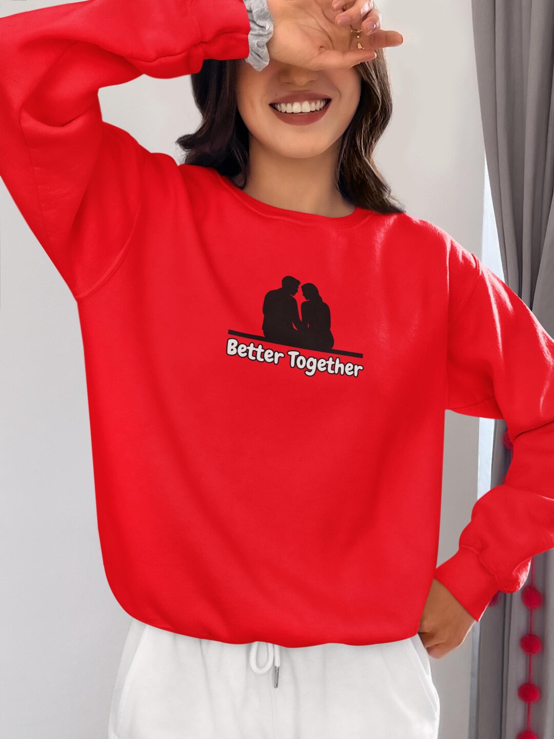 Better Together Shirt, Matching Couple Sweatshirt, Minimalist ...