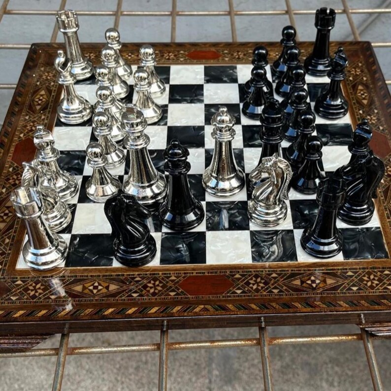 Luxury Chess Sets Classic Chess Pieces Handmade İnlaid Wooden Chess ...