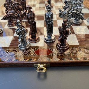 Handmade Pegasus Chess Set - Unique Mythological Design, High Quality ...