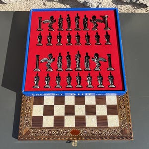 Handmade Pegasus Chess Set - Unique Mythological Design, High Quality ...