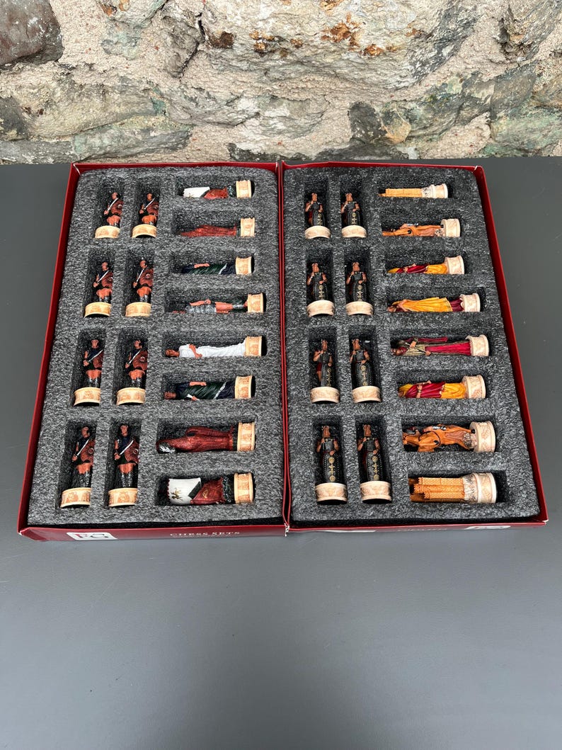 Troy Spartans Luxury Chess Set for Adult XL Decoration Chess Pieces ...