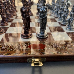 Handmade Pegasus Chess Set - Unique Mythological Design, High Quality ...