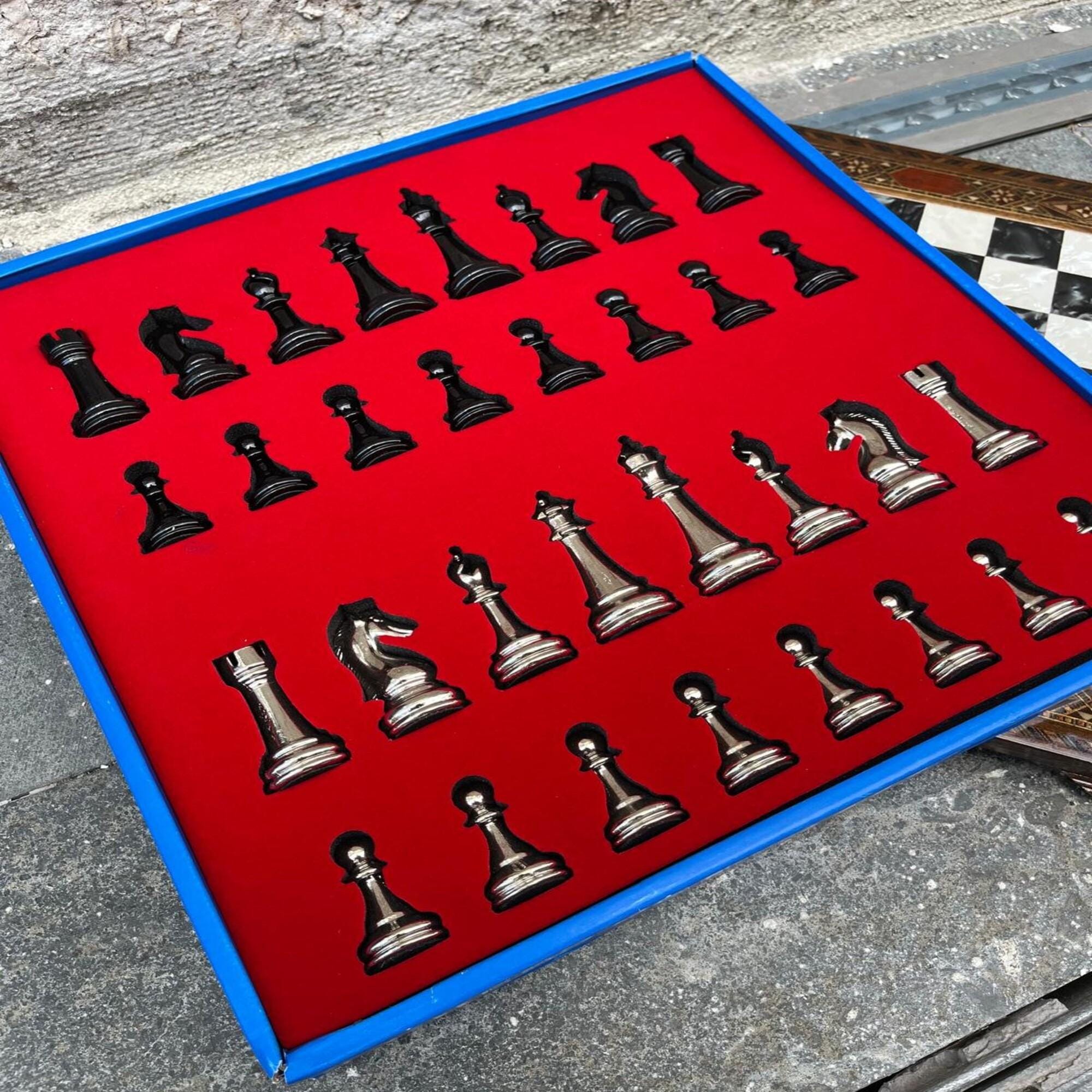Luxury Chess Sets Classic Chess Pieces Handmade İnlaid Wooden Chess ...