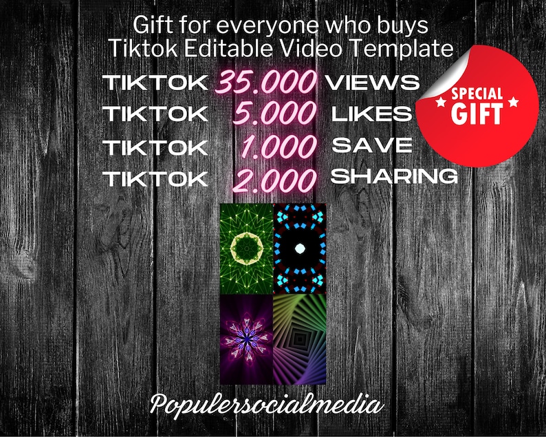 Digital Social Media Tik-tok Marketing Campaign, Canva Editable ...
