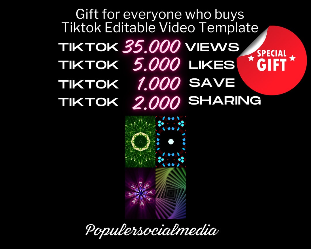 Digital Social Media Tik-tok Marketing Campaign, Canva Editable ...
