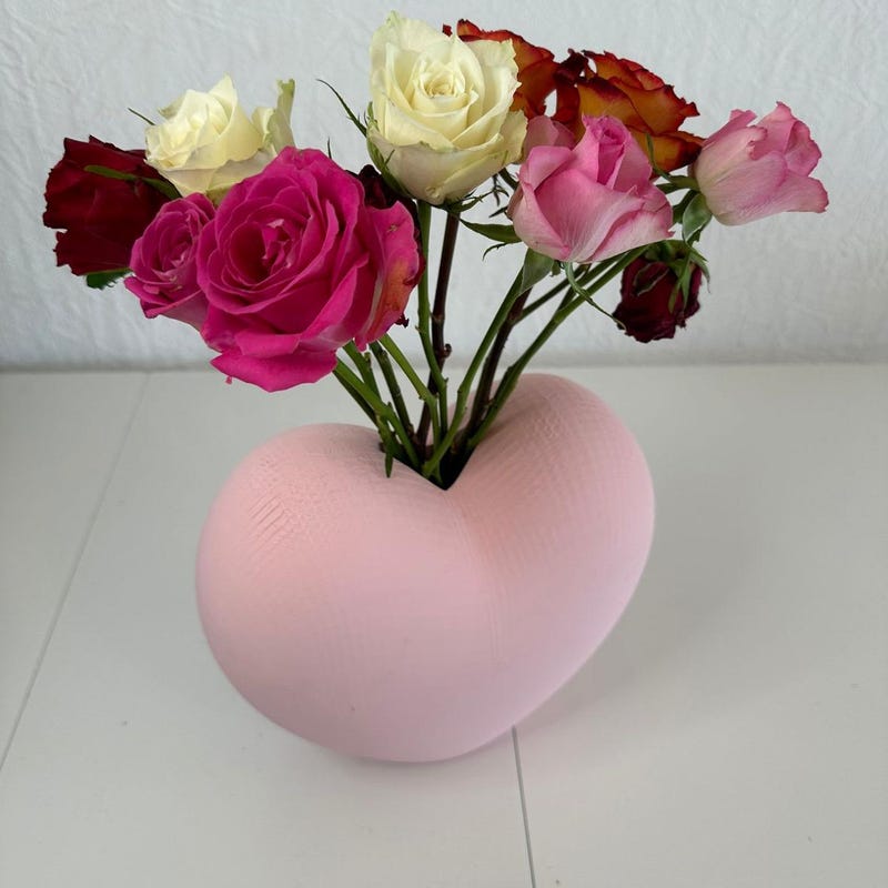 Heart Vase - Etsy