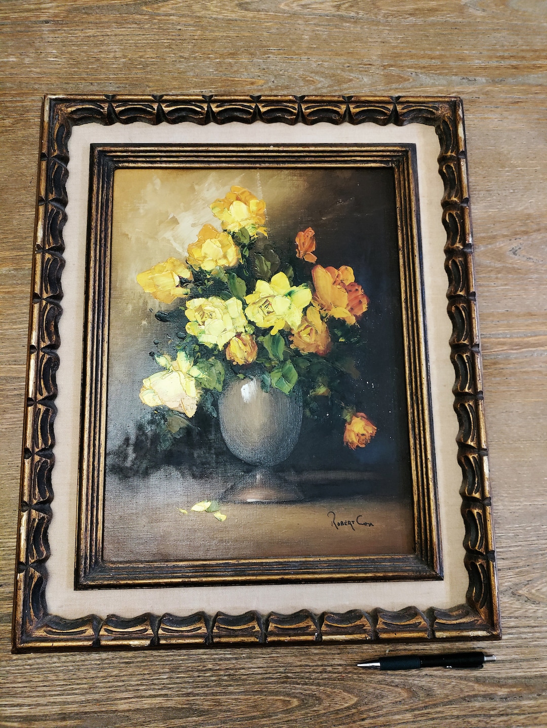 Vintage Oil Painting by Robert Cox - Etsy