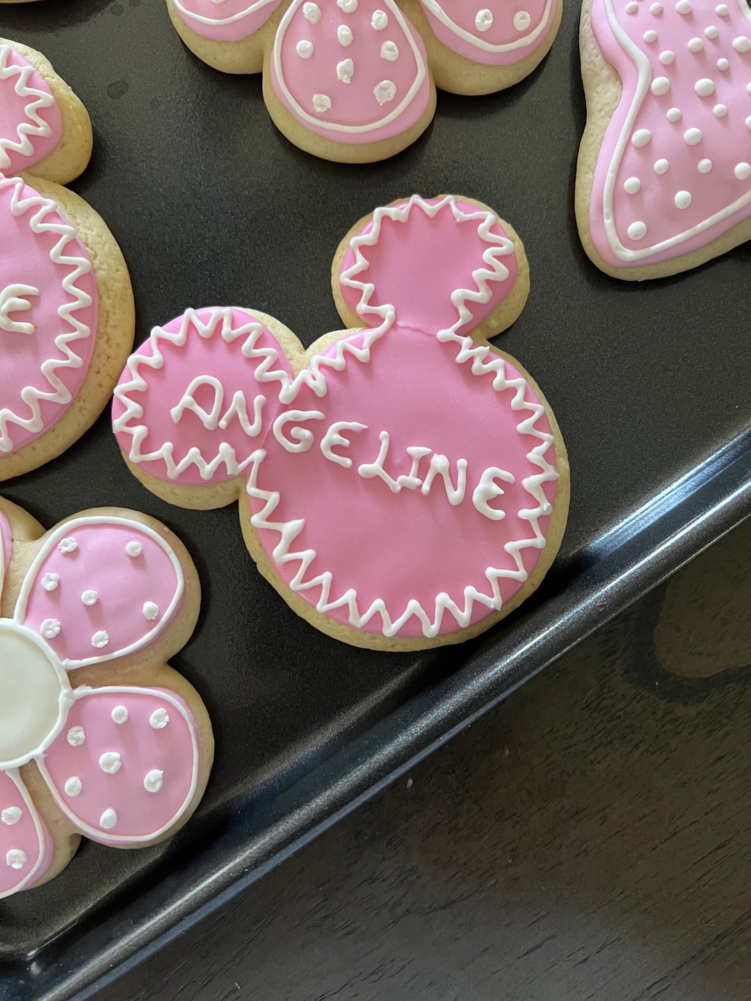 Pretty Digits Cookie Set of 12 - Etsy