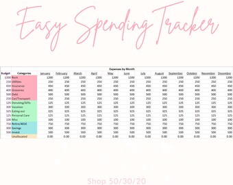 Easy Sinking Fund Tracker - Etsy