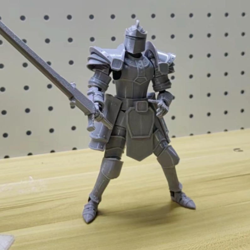 Heavy Plate Knight STL File Detailed 3D Printable Model for Enthusiasts ...