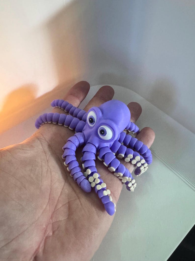 Articulated Octopus Stl - Etsy