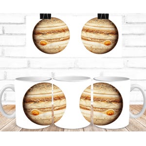 Vintage Planet Jupiter Mug, Solar System Art, Space Art, Universe Mug ...