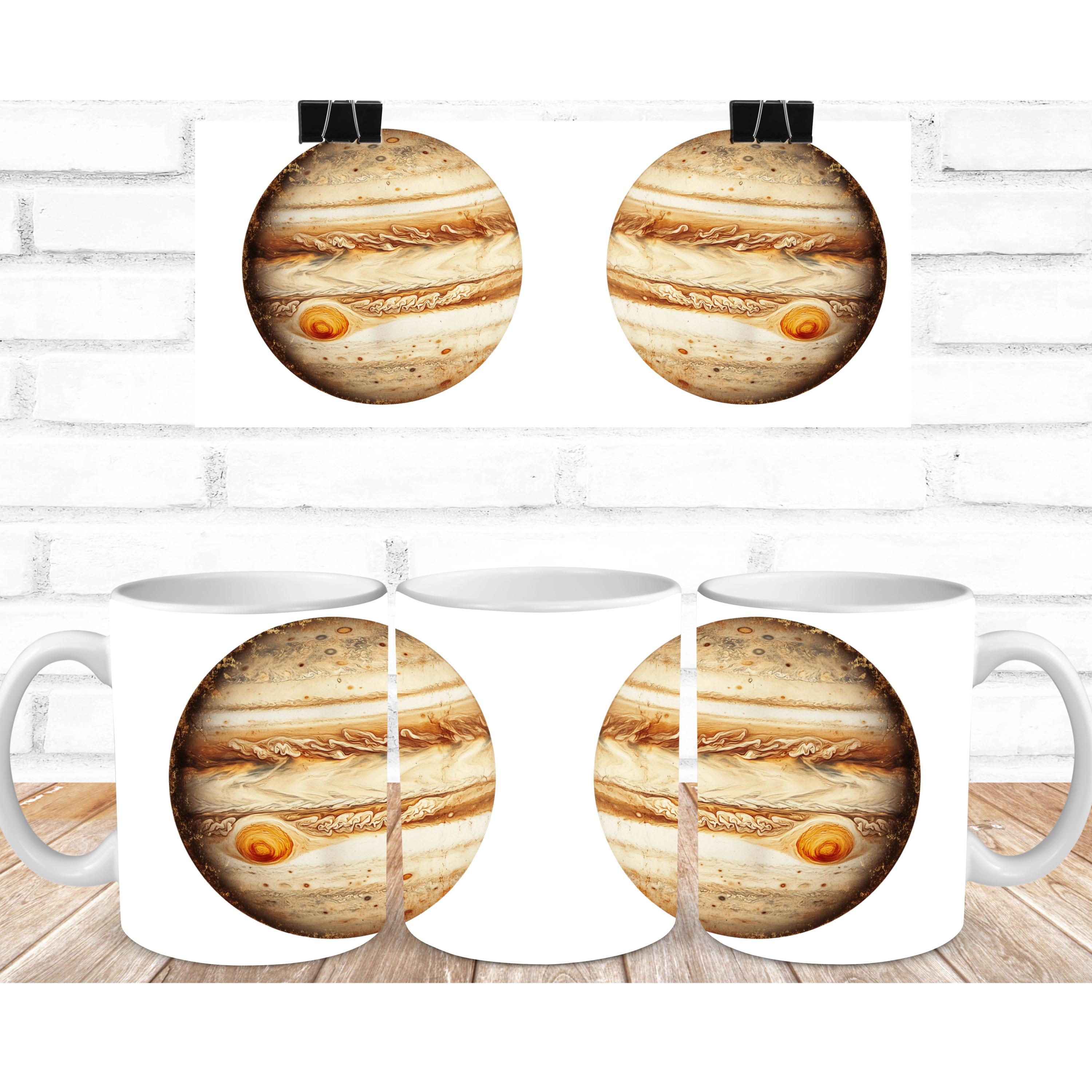 Vintage Planet Jupiter Mug, Solar System Art, Space Art, Universe Mug ...