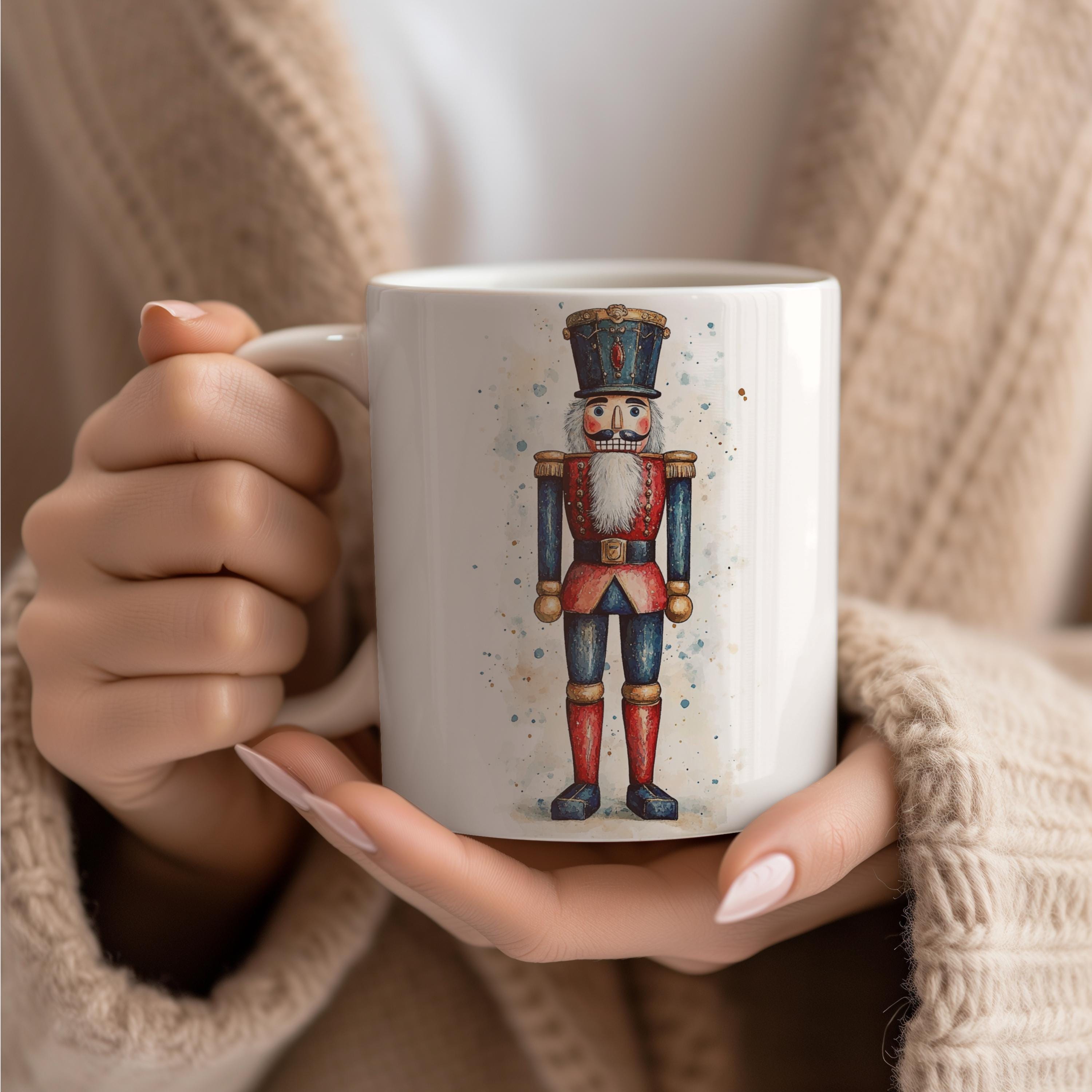 Vintage Nutcracker Mug, Christmas Mug, Holiday Decor, Winter Art ...