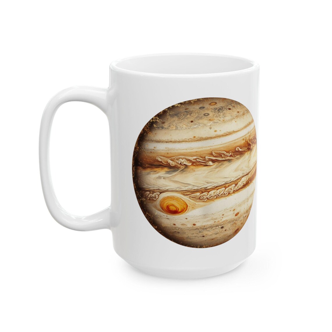 Vintage Planet Jupiter Mug, Solar System Art, Space Art, Universe Mug ...