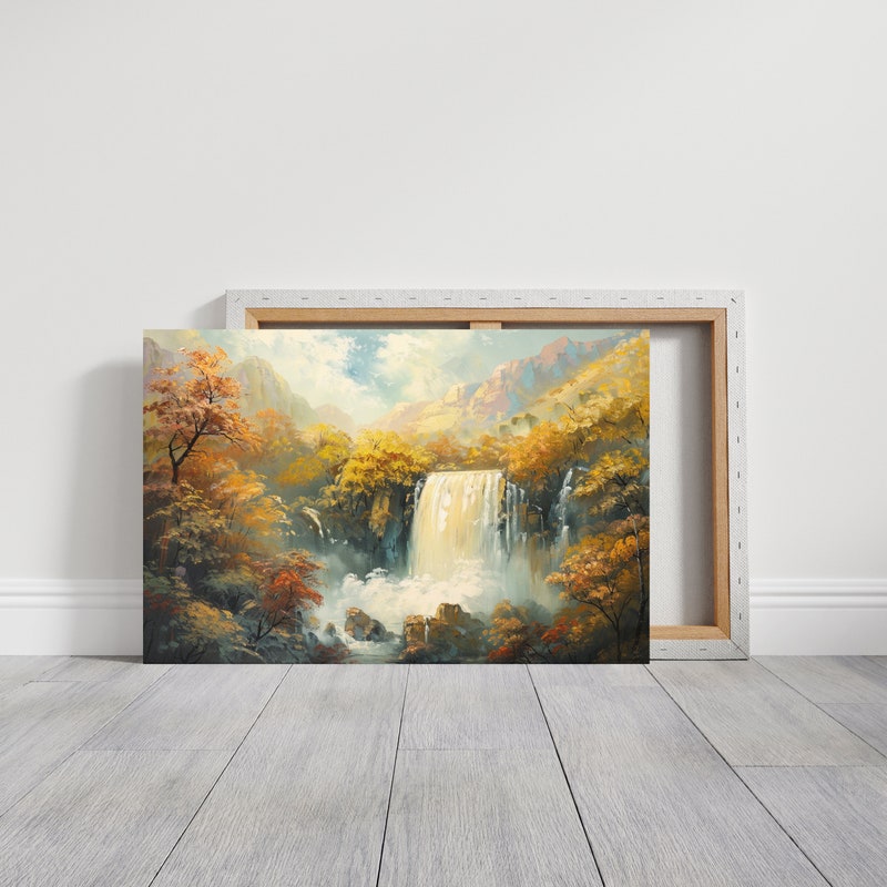 Waterfall Artwork - Etsy