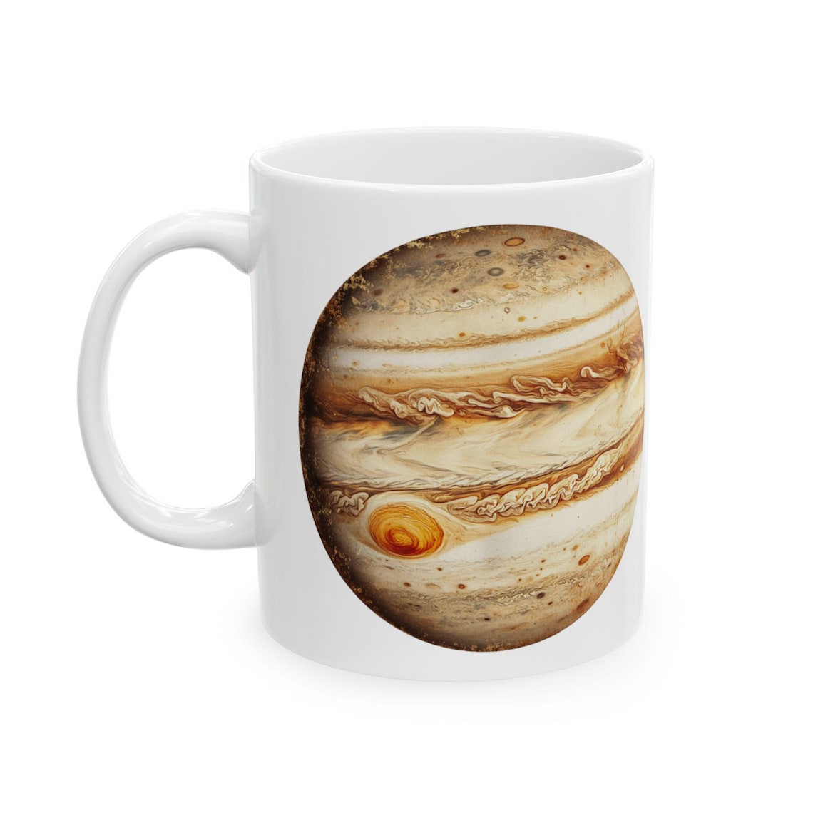 Vintage Planet Jupiter Mug, Solar System Art, Space Art, Universe Mug ...