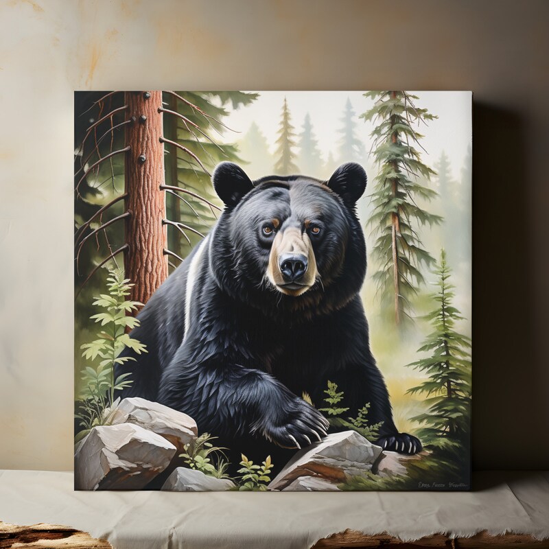 Bear Print - Etsy