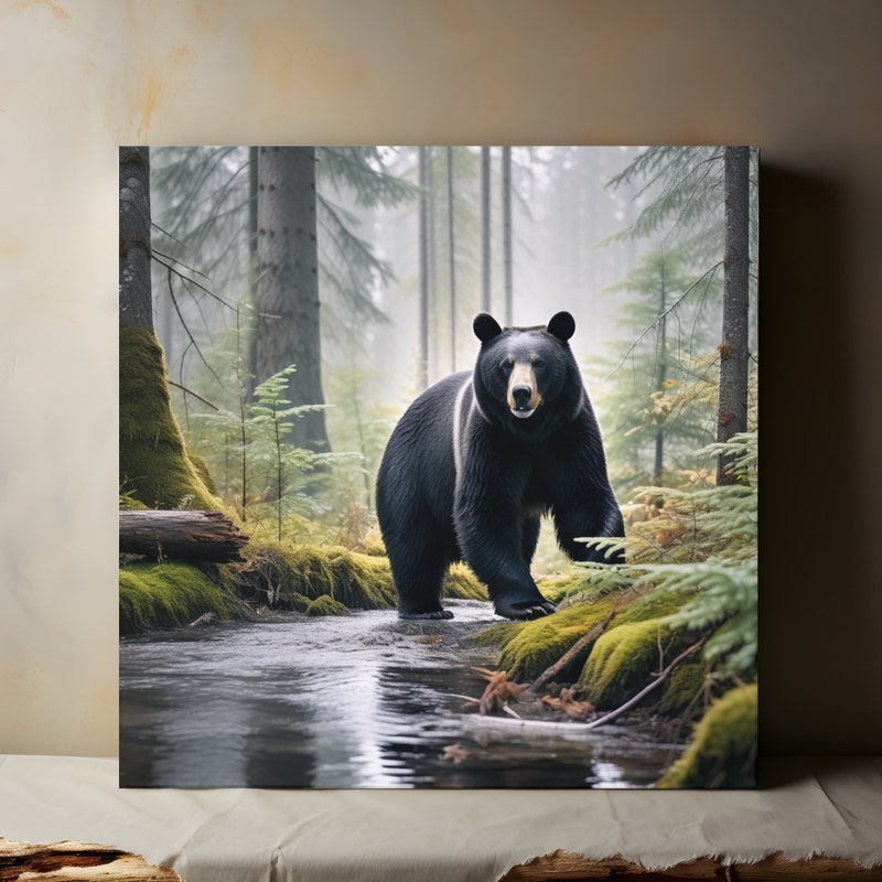 Bear Print - Etsy